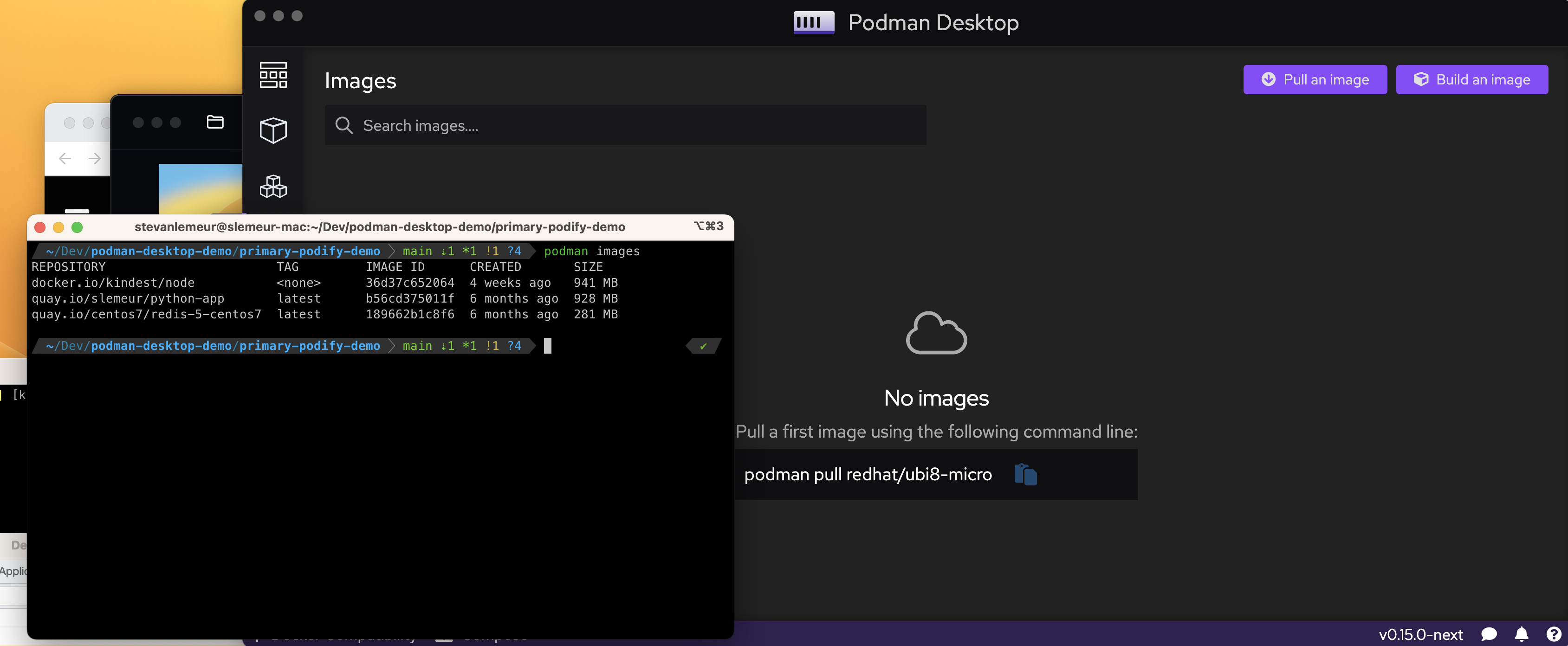 Does not show images, containers · Issue #2321 · podman-desktop/podman-desktop · GitHub