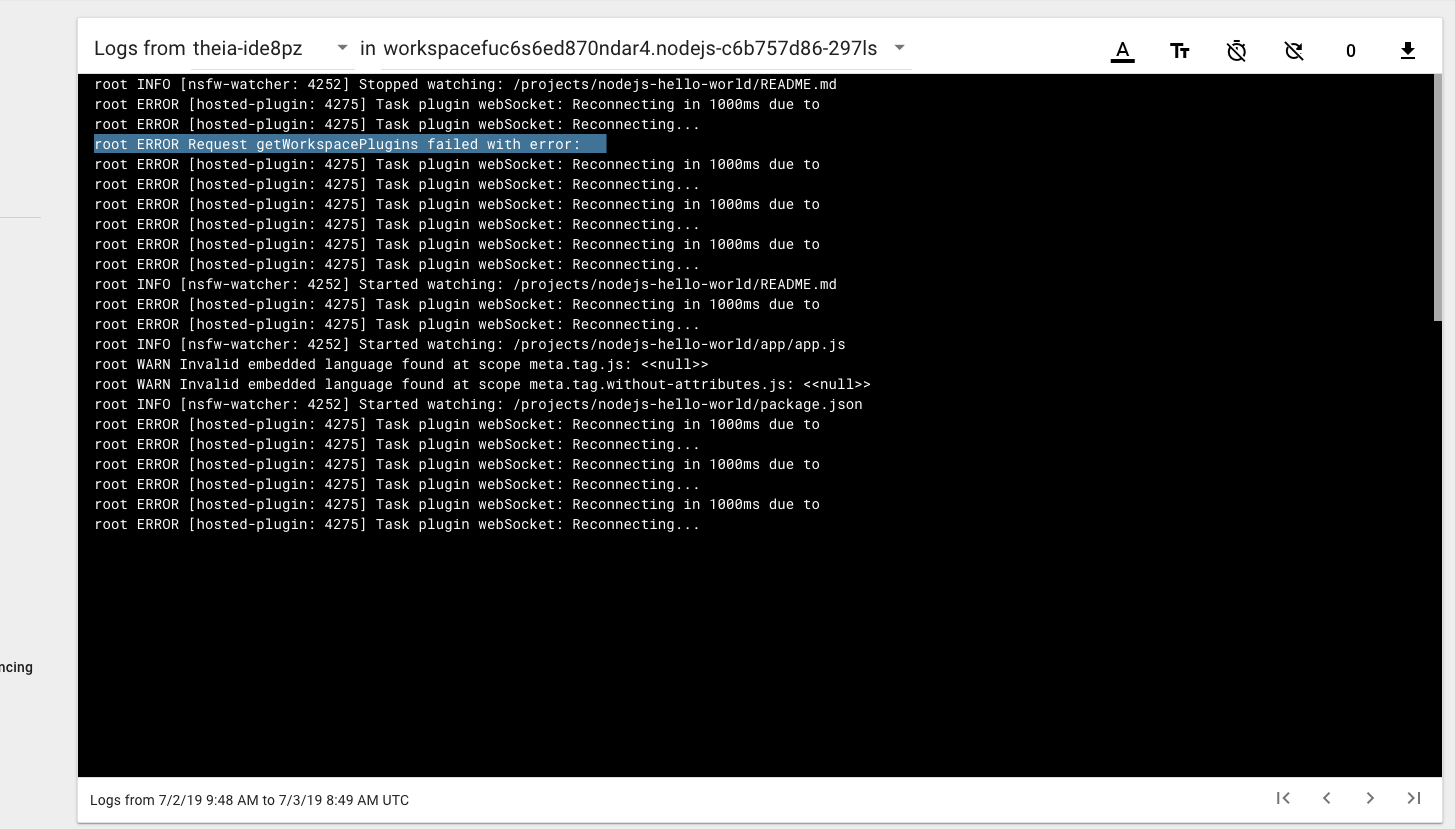 Che Plugins Panel Is Broken On Minishift · Issue 13747 · Eclipse Che 
