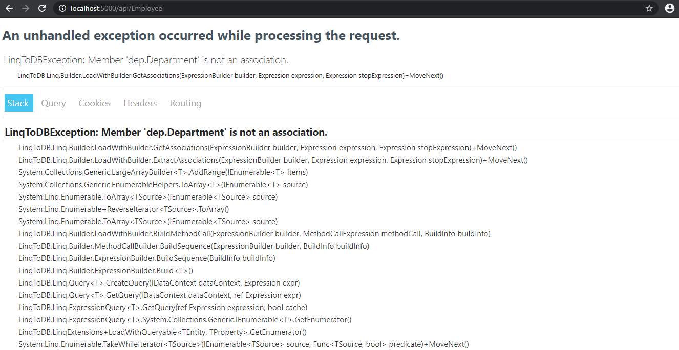 LoadWith is not working · Issue #2575 · linq2db/linq2db · GitHub