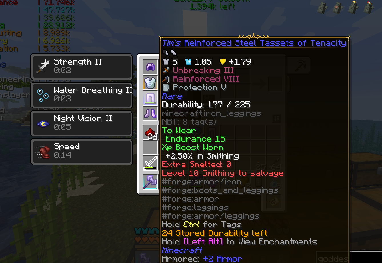 [Bug]: Reinforced enchantment stopping from performing full damage ...