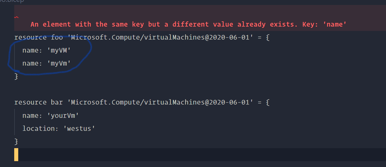 Regression Duplicate Top Level Property Keys In A Resource Body Cause Fatal Error · Issue 2301
