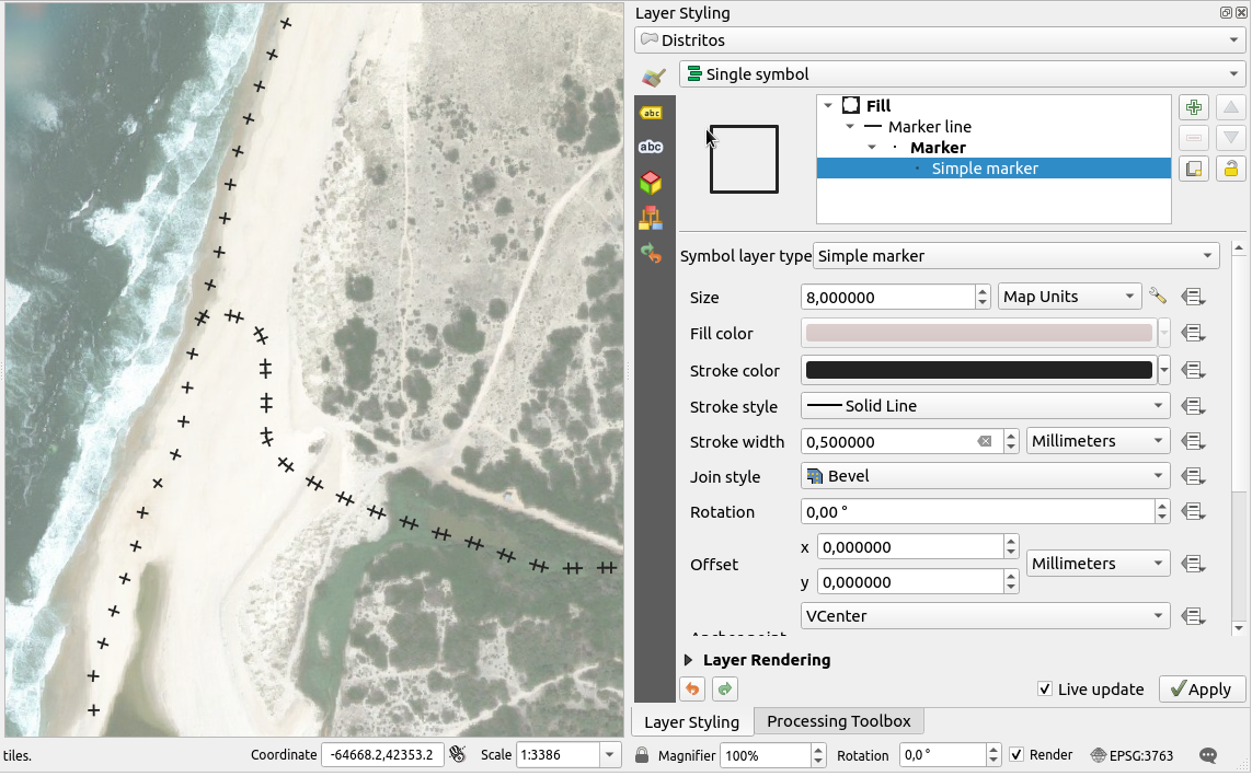 Bordering Polygons Dash And Dot Outline Not Rendering Systematically · Issue 17943 · Qgisqgis