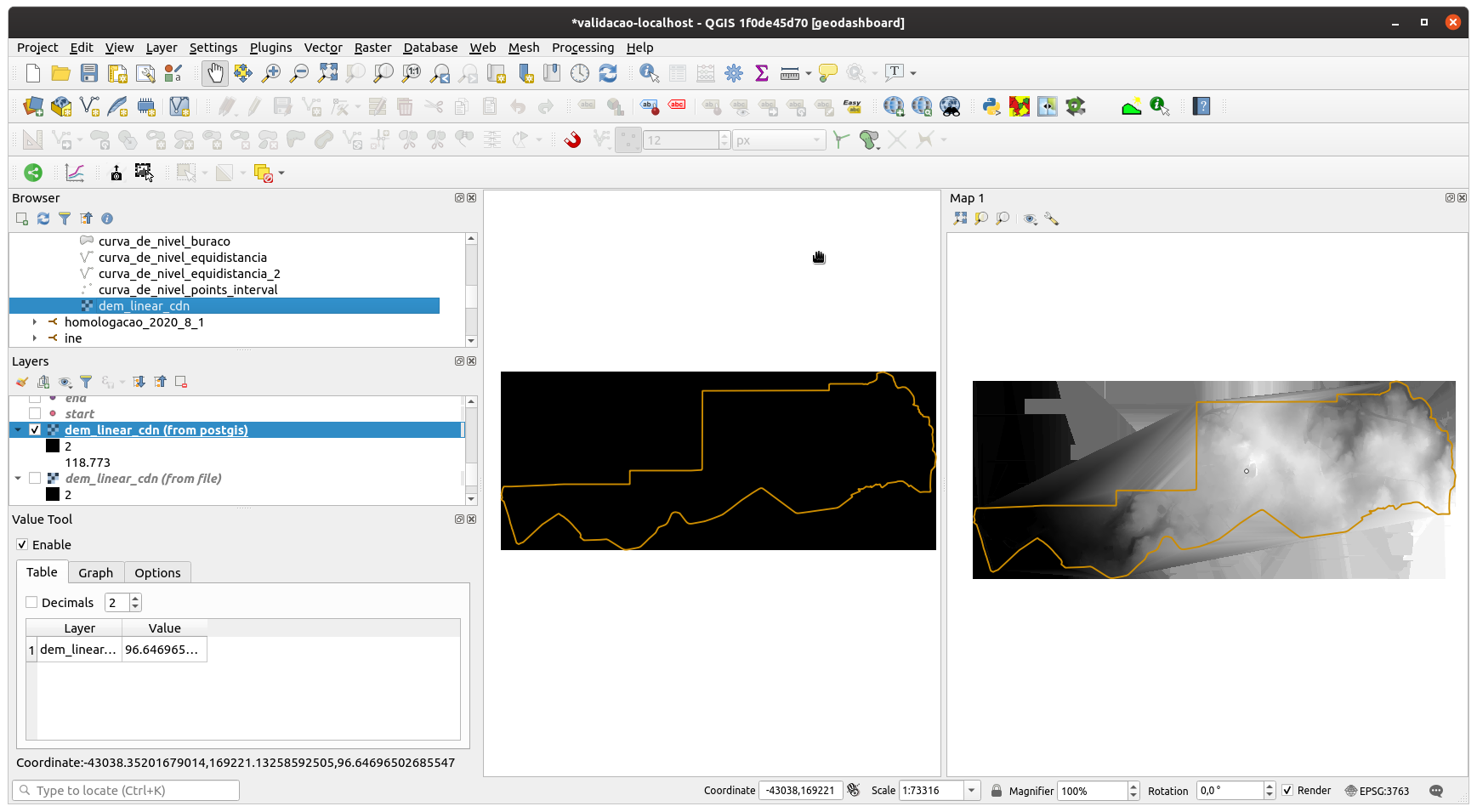 Postgis raster support: raster not properly rendered · Issue #37968 ...