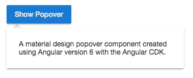 Popover first opens "upside down" with mdePopoverTriggerOn="hover"