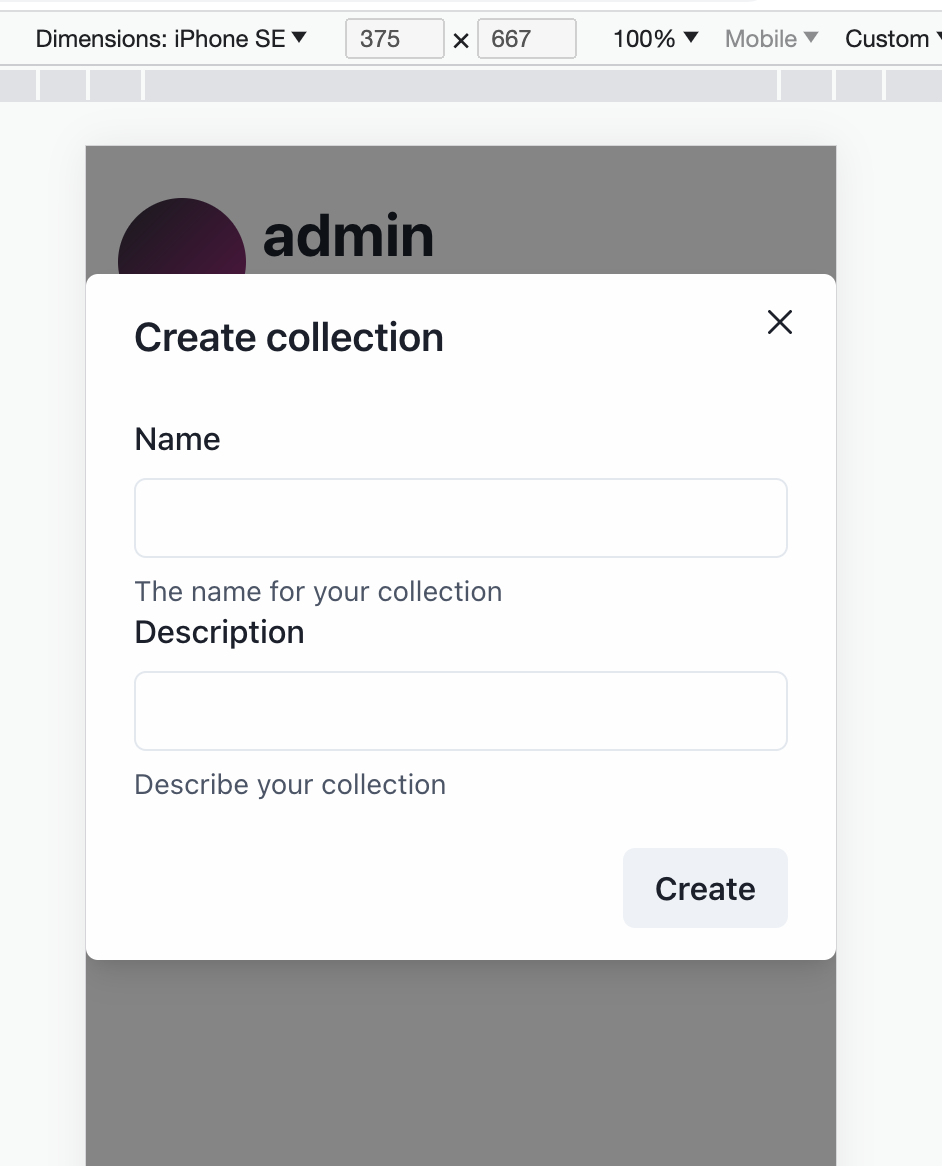 Frontend: Provide a way to create a collection from the add to collections action · Issue #27 ...