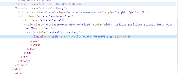 Table 无数据时,nodata image width 100%会使Table高度超出父容器 · Issue #23993 · ant ...