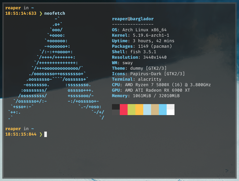 GitHub - MoodyReaper/dotfiles: My dotfiles (ArchLinux + Fish + Sway)