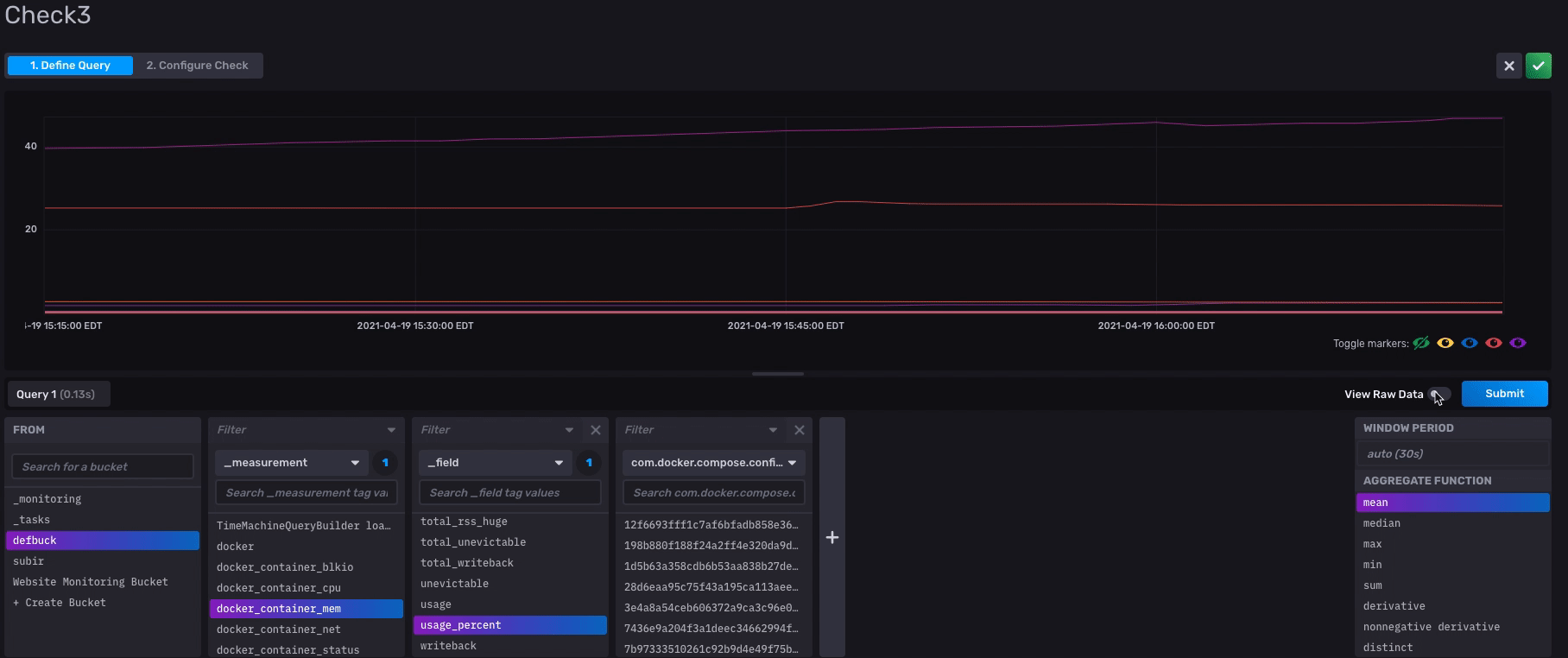Clicking On `view Raw Data` Does Not Work In Checksalerting · Issue