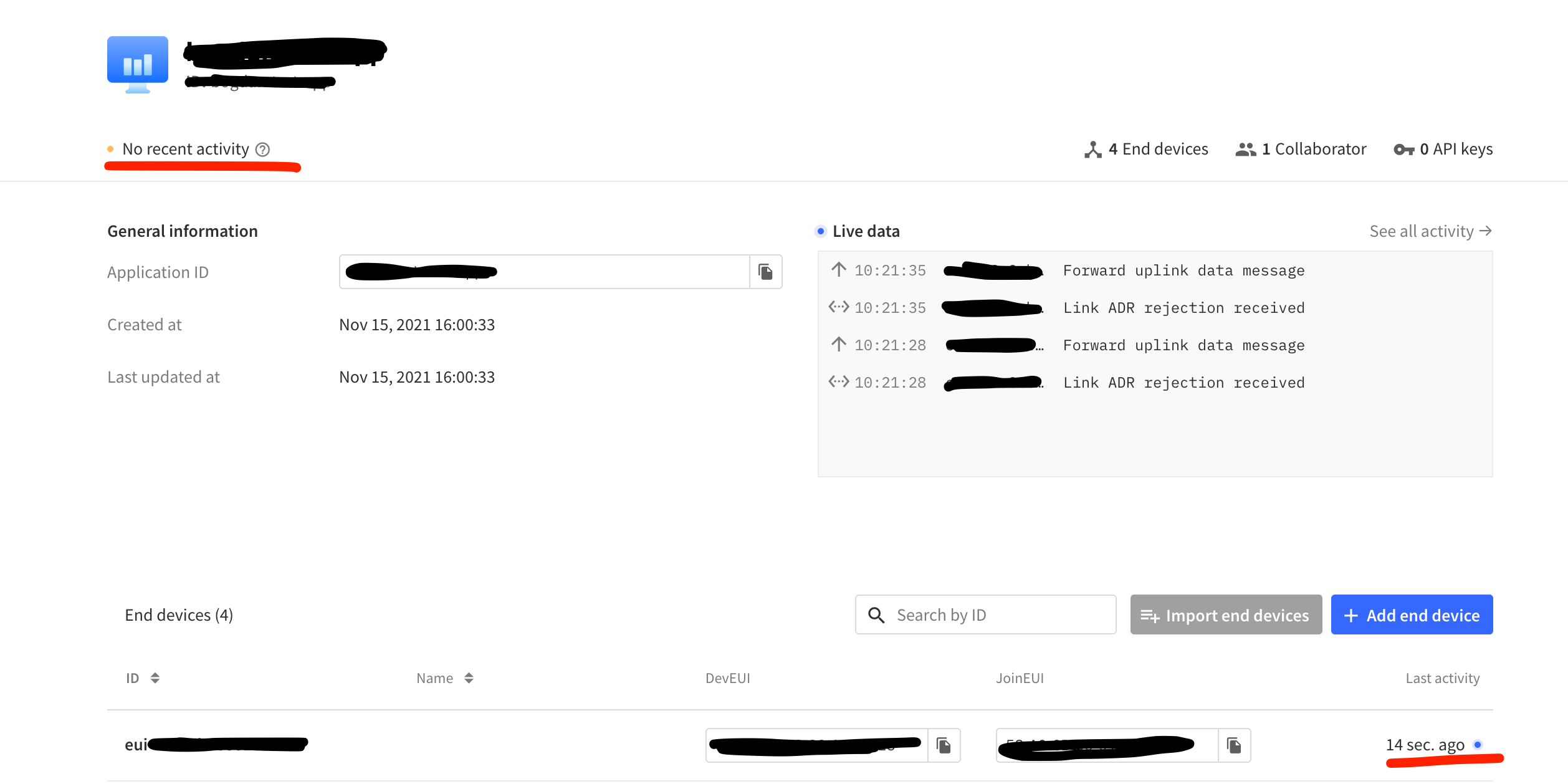 Application last seen is not updated on device activity · Issue #4870 · TheThingsNetwork/lorawan ...