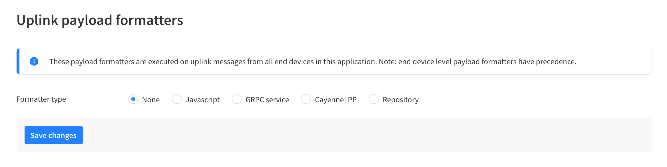 Document payload formatters · Issue #2713 · TheThingsNetwork/lorawan-stack · GitHub