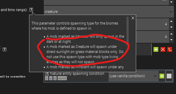 Mob not spawning in custom dimension · Issue #3142 · MCreator/MCreator · GitHub