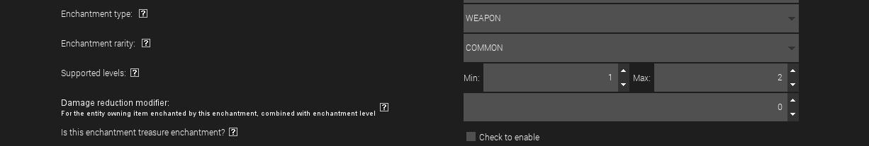 Enchantment can't be found in enchantment table. · Issue #4404 · MCreator/MCreator · GitHub