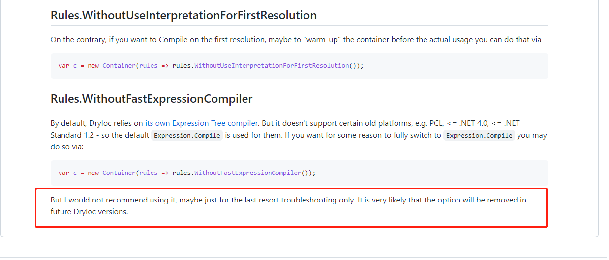 [Bug] DryIoc update to 5.0.0, Invoke new DryIocContainerExtension(new Container(DefaultRules ...