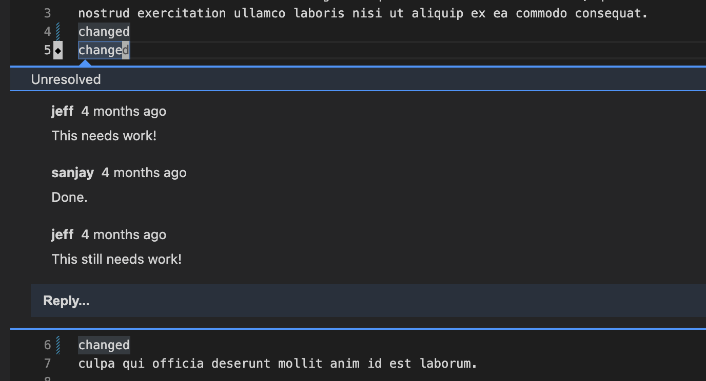 Quick Diff editor gutter decoration hidden by comment gutter icon (diamond) · Issue #156264 ...