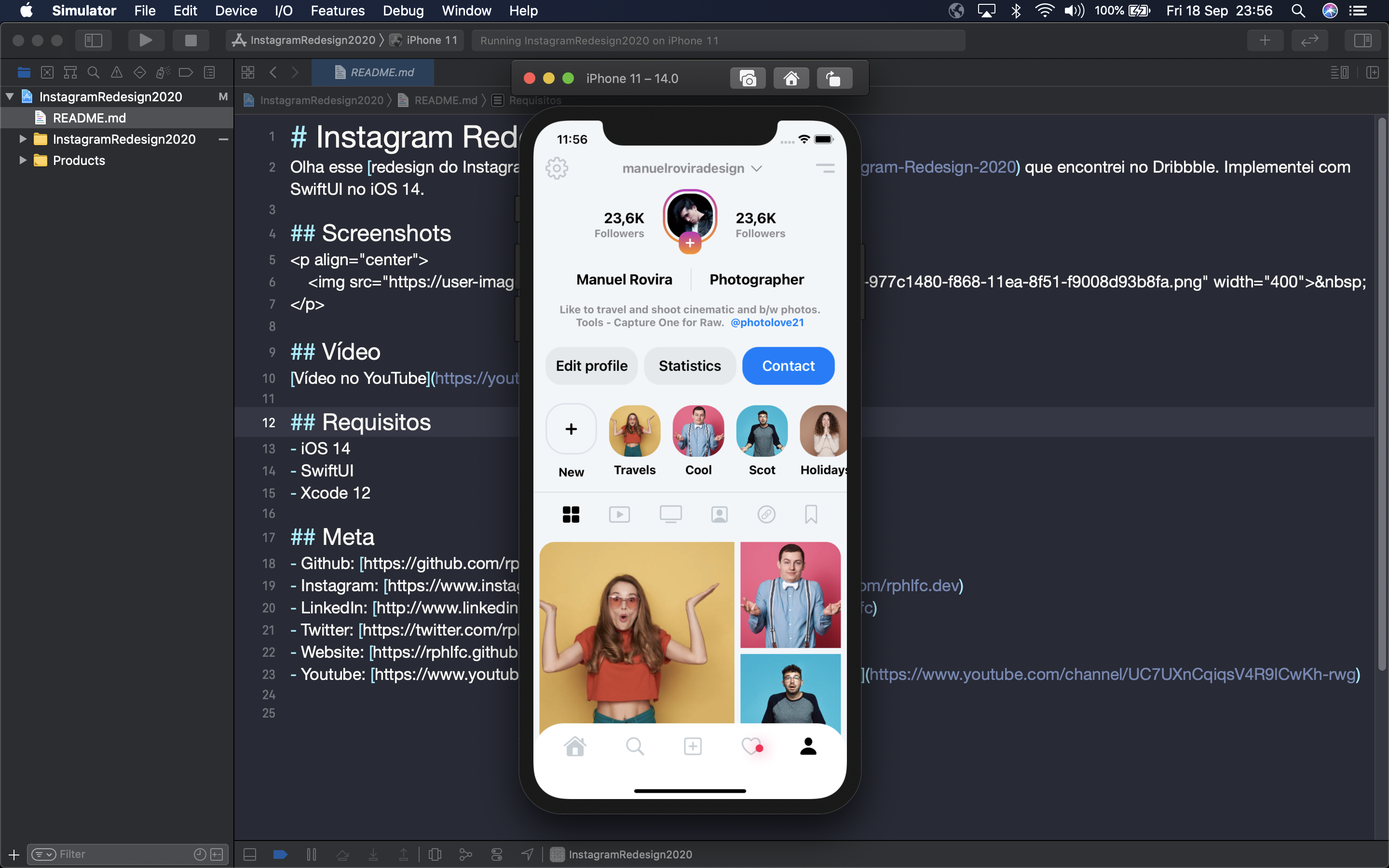 GitHub - rphlfc/InstagramRedesign2020: Olha esse redesign do Instagram ...