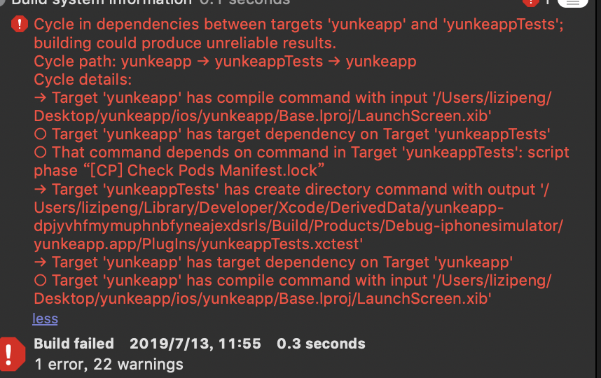 xcode build faild · Issue #25627 · facebook/react-native · GitHub xcode build faild · Issue #25627 · facebook/react-native · GitHub