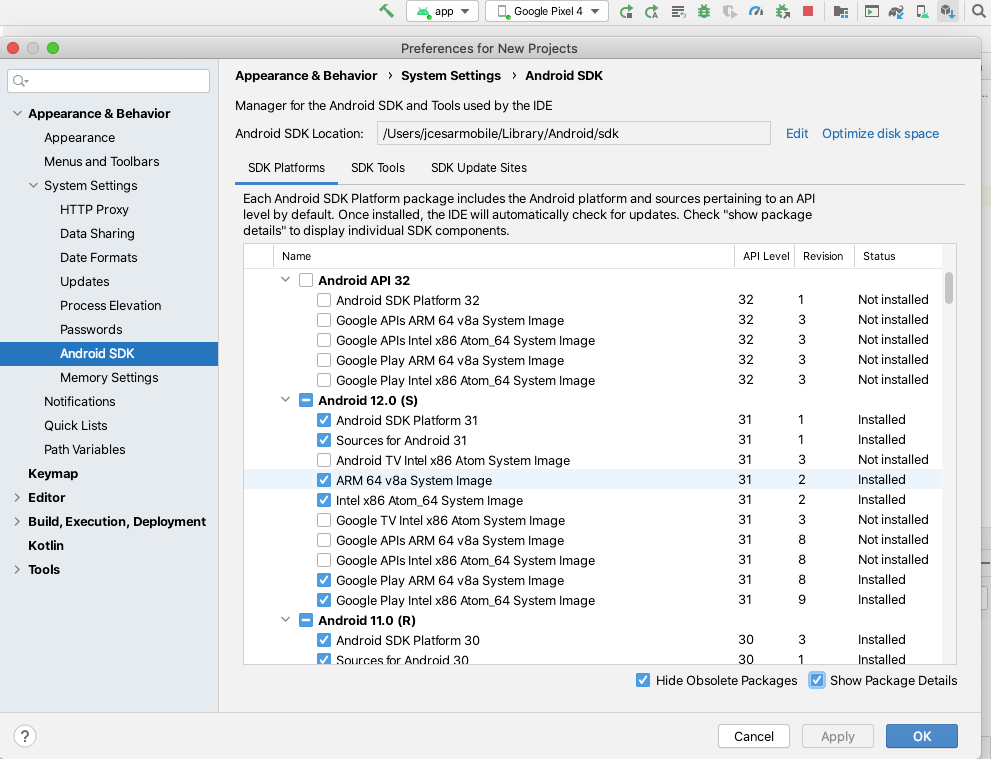 ERR_UNSUPPORTED_API_LEVEL: Unsupported API level: 32 · Issue #219 · ionic-team/native-run · GitHub