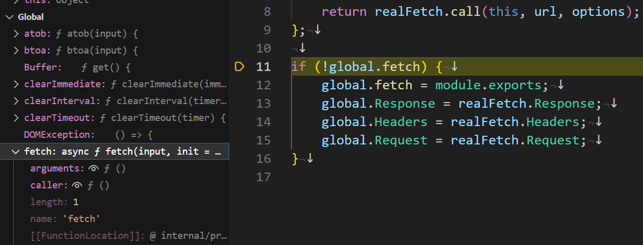 HttpsProxy does not work correctly because fetch seems runs unexpectedly in node backend ...