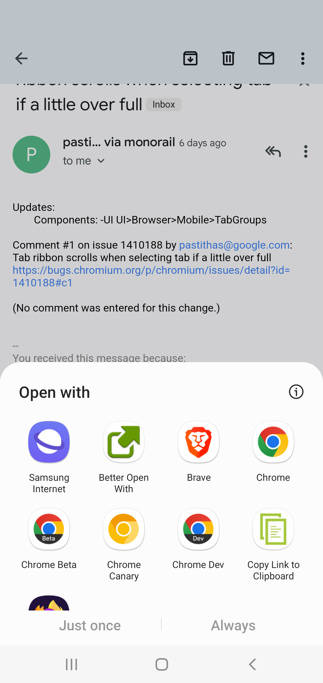 feat(patch): open-links-externally links not showing all browser apps · Issue #1337 · ReVanced ...