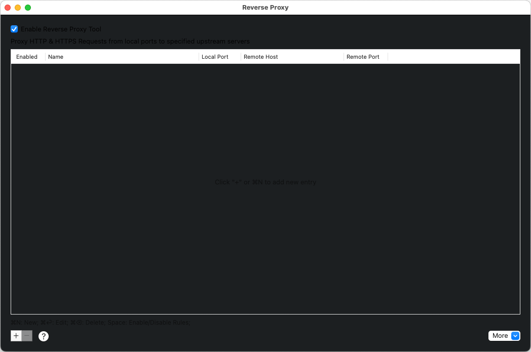 Reverse Proxy Window Is Drawn Incorrectly If Proxyman Theme Is Set