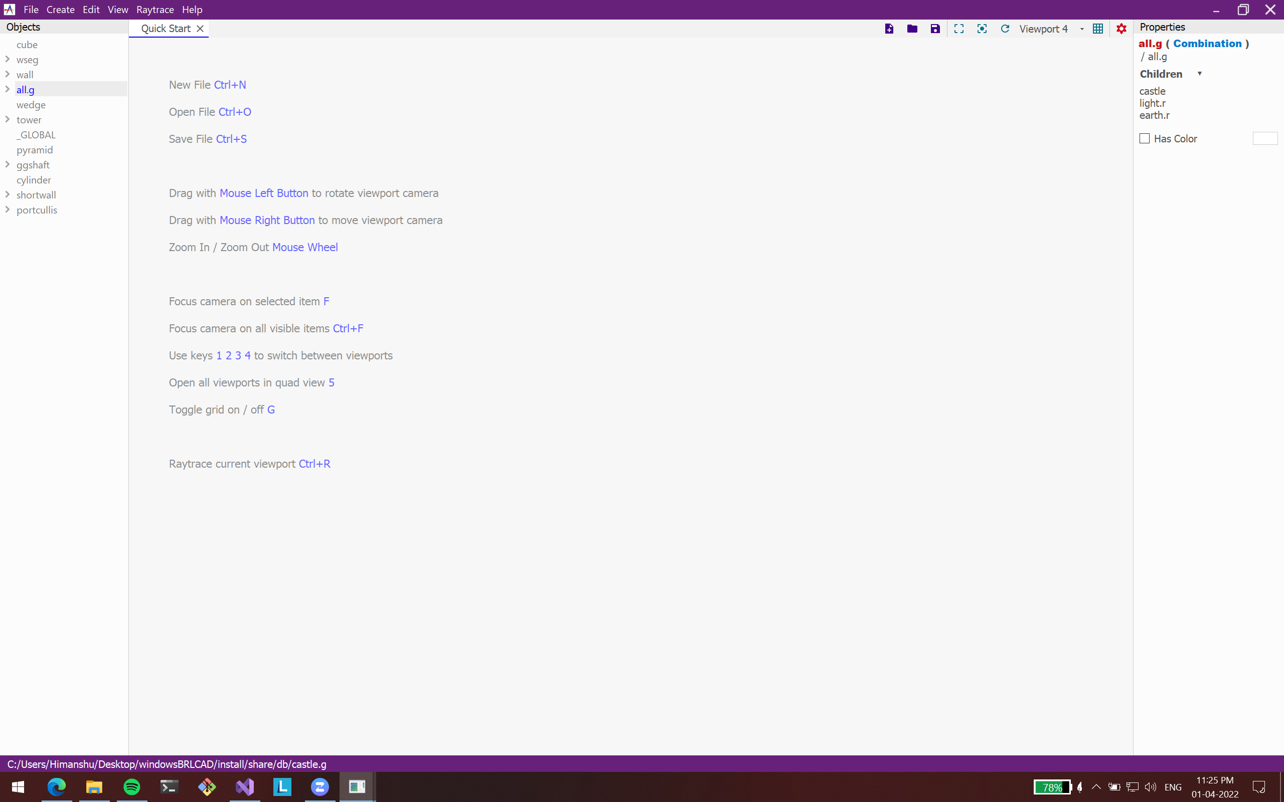 Free Properties and Objects dockable buffer · Issue #10 · BRL-CAD/arbalest · GitHub