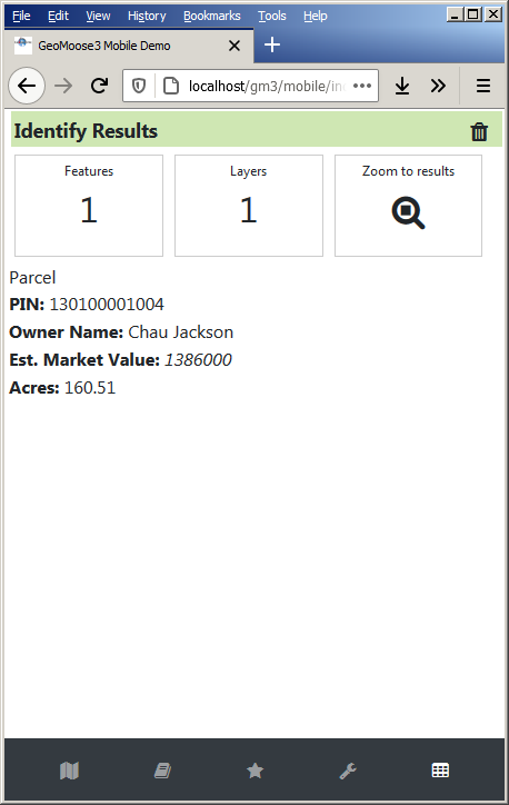 Query results: Move Zoom-to tool to tool bar · Issue #588 · geomoose/gm3 · GitHub