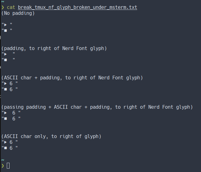 Some glyphs in Nerd Fonts are rendered with wrong widths · Issue #11769 · microsoft/terminal ...