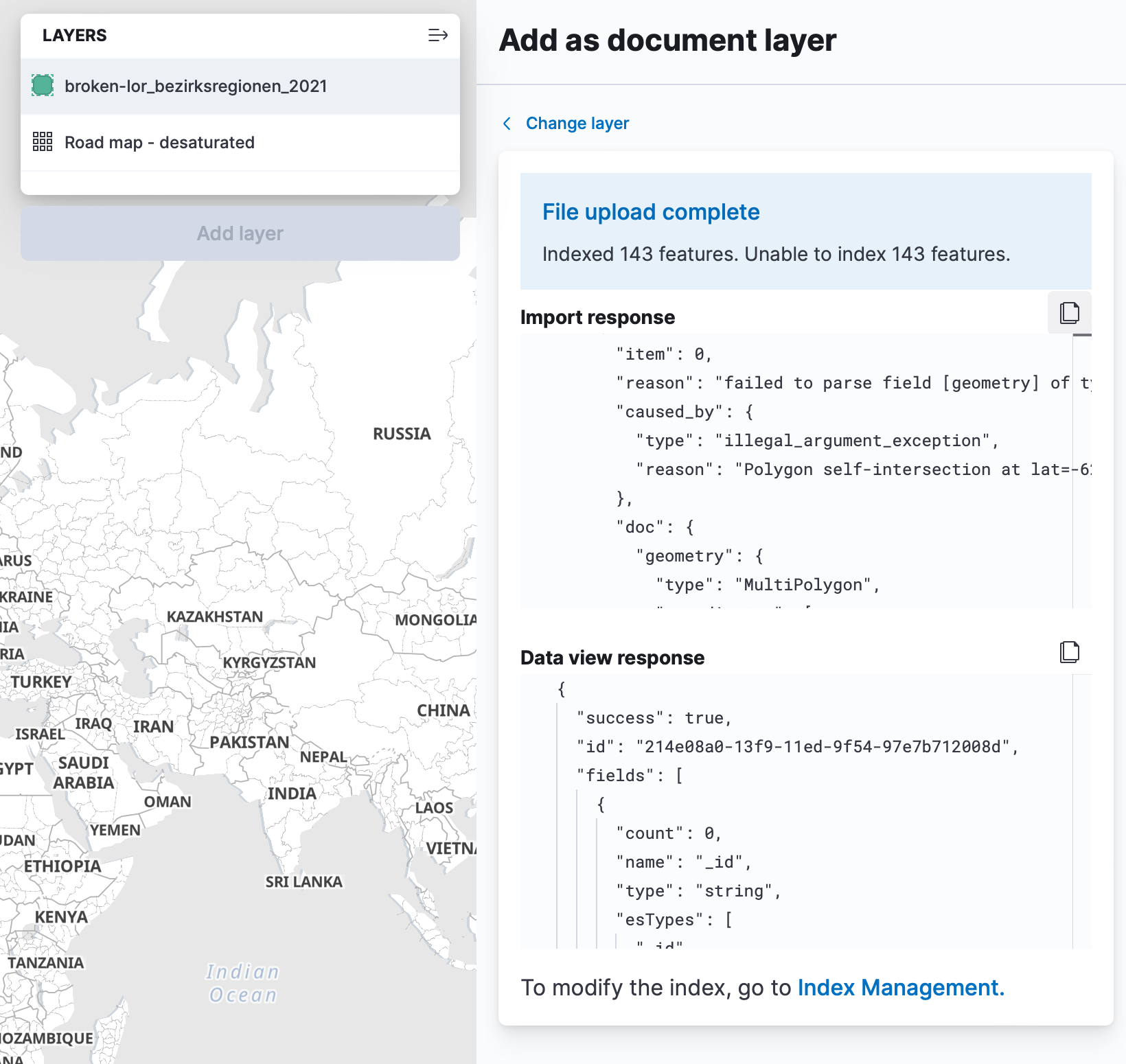 [Maps] Geo Upload should check for non-conforming GeoJSON · Issue #138128 · elastic/kibana · GitHub