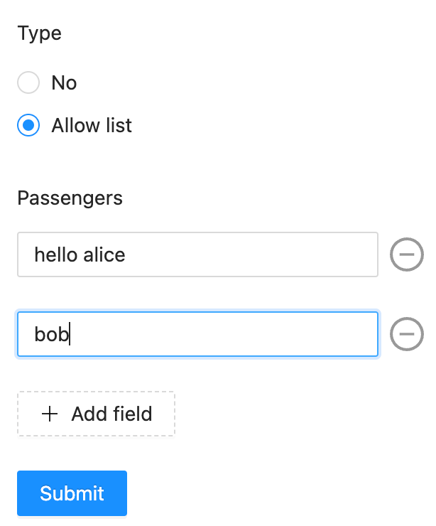 表单中 Form.Item 值修改后 , 需要联动修改 Form.List 值, 但 form.setFieldValue 在 Form.Item 调用后每次都会触发, 导致 Form ...