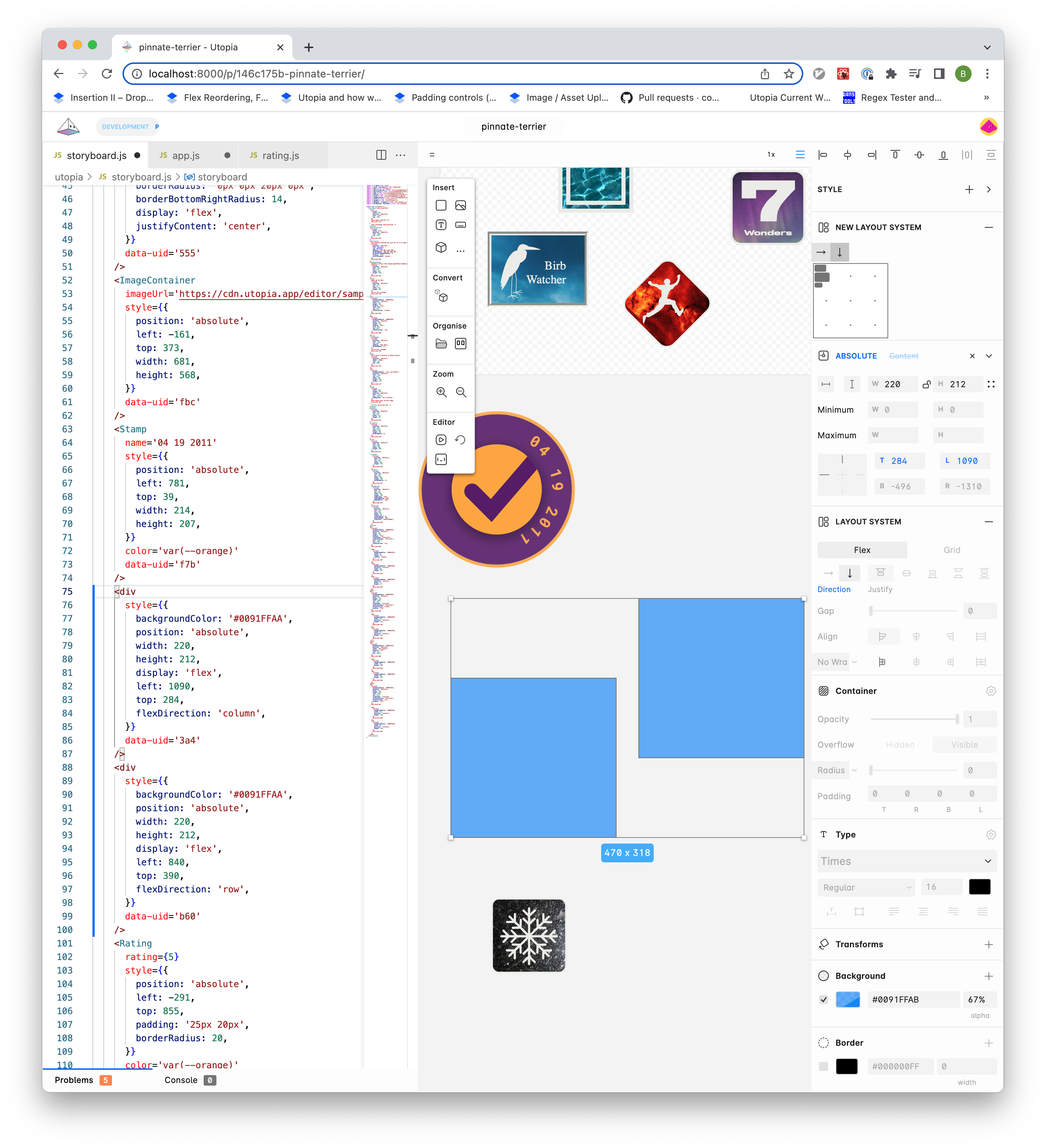 detect flex direction/justify-content/align-items based on all selected elements by bkrmendy ...