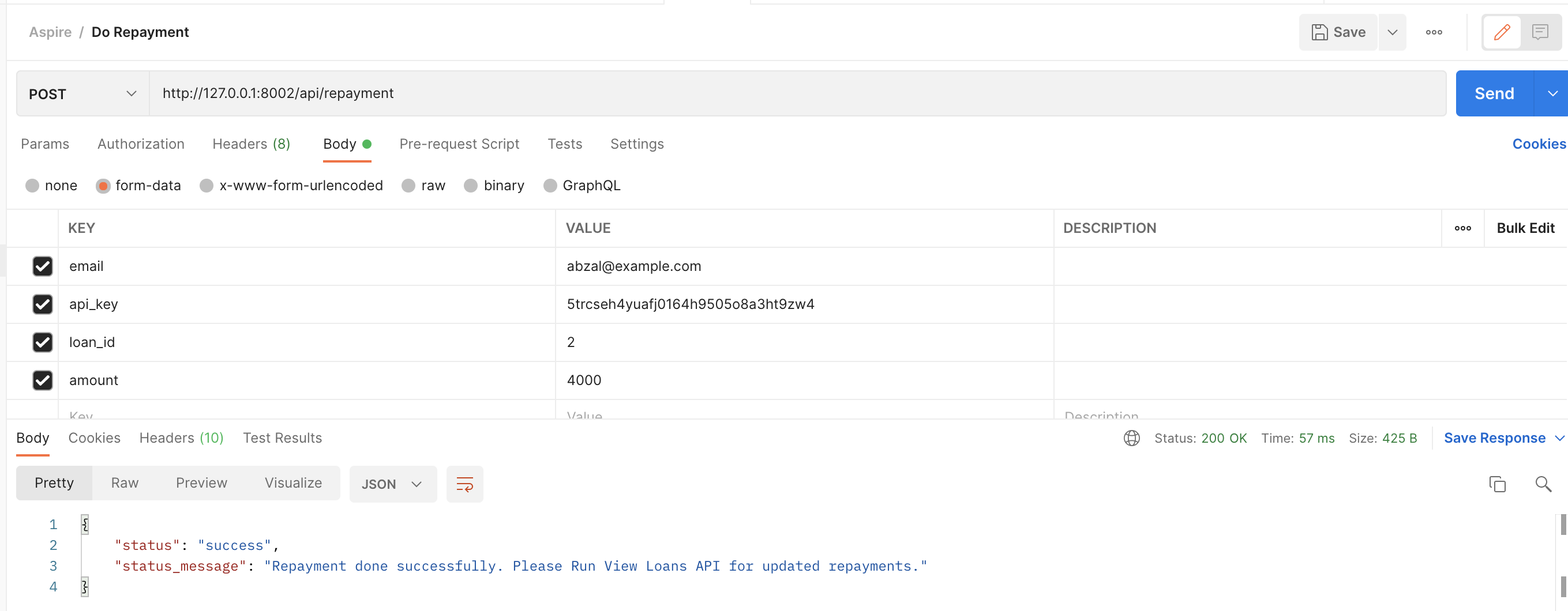 GitHub - abzalsmart/aspire-loan-api