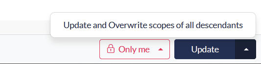 Bug Update And Overwrite Scopes Of All Descendants Does Not Work · Issue 6799 · Weseek Growi