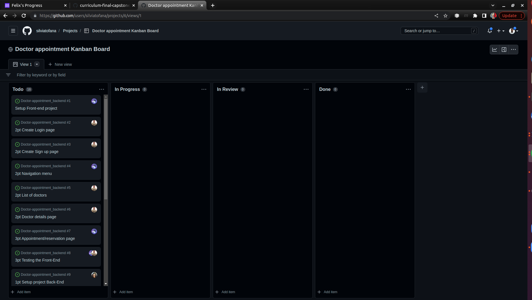 GitHub - Felix45/Doctor-appointment_backend: Doctor appointment_backend