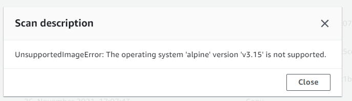 [ECR] [request]: Support for Alpine 3.15 on Vulnerability Scans · Issue #1578 · aws/containers ...