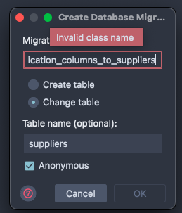 [Bug]: Create Anonymous class migration checks for correct class name · Issue #409 · laravel ...