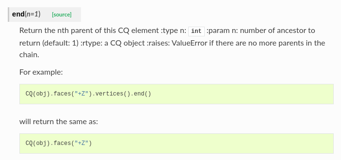 Docs Invalid Restructuredtext In Docs And Docstrings · Issue 922 · Cadquerycadquery · Github 1830