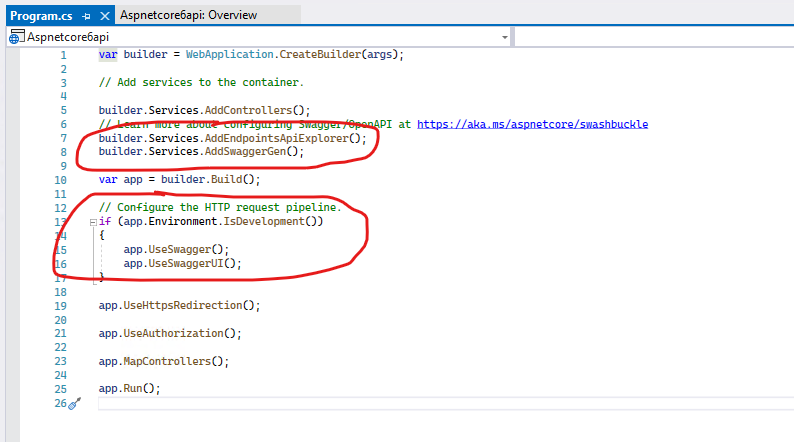 Why Arent Swagger Services Added To Di Container Conditionally Only In Development · Issue 