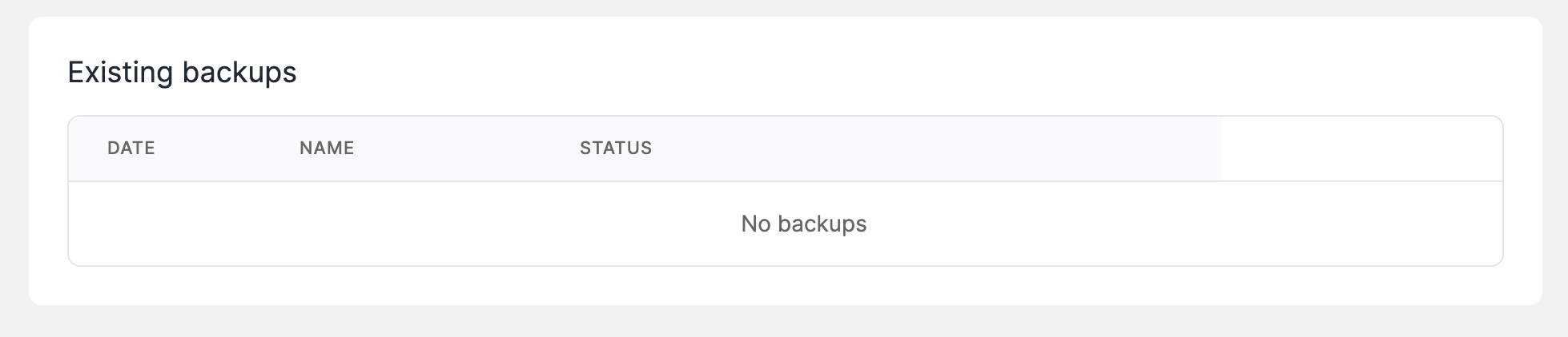 Backups Table Glitch · Issue 106 · Edgeaccount · Github 