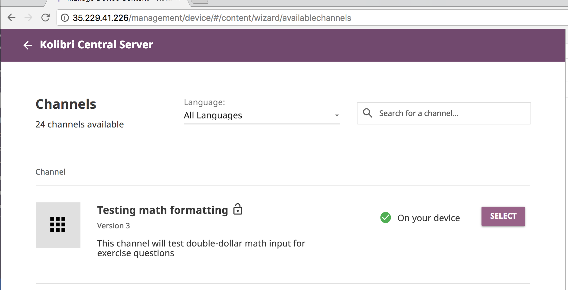 Content channel disappears after UPDATE · Issue #3246 · learningequality/kolibri · GitHub