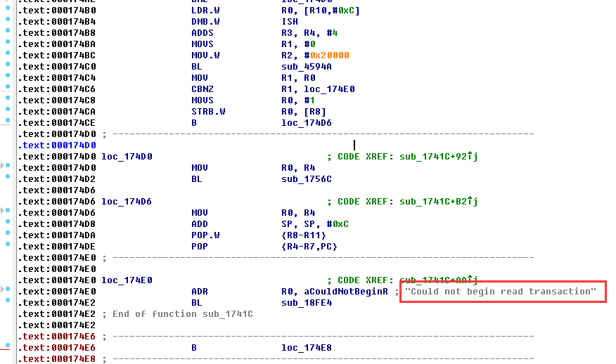 DbException: Could not begin read transaction (another read transaction is still active on this ...