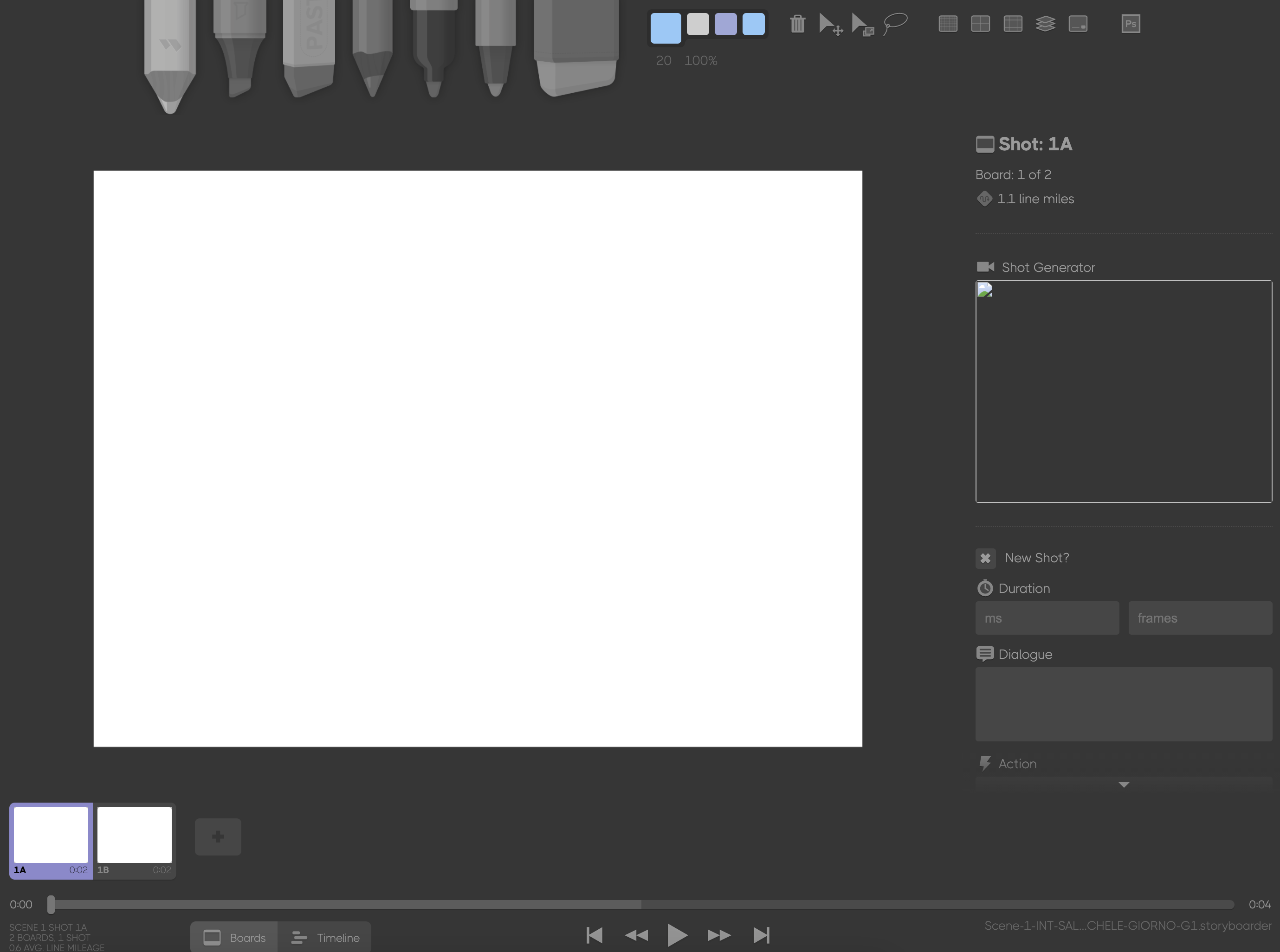 Blank Shot Generator · Issue 2328 · Wonderunit Storyboarder · Github