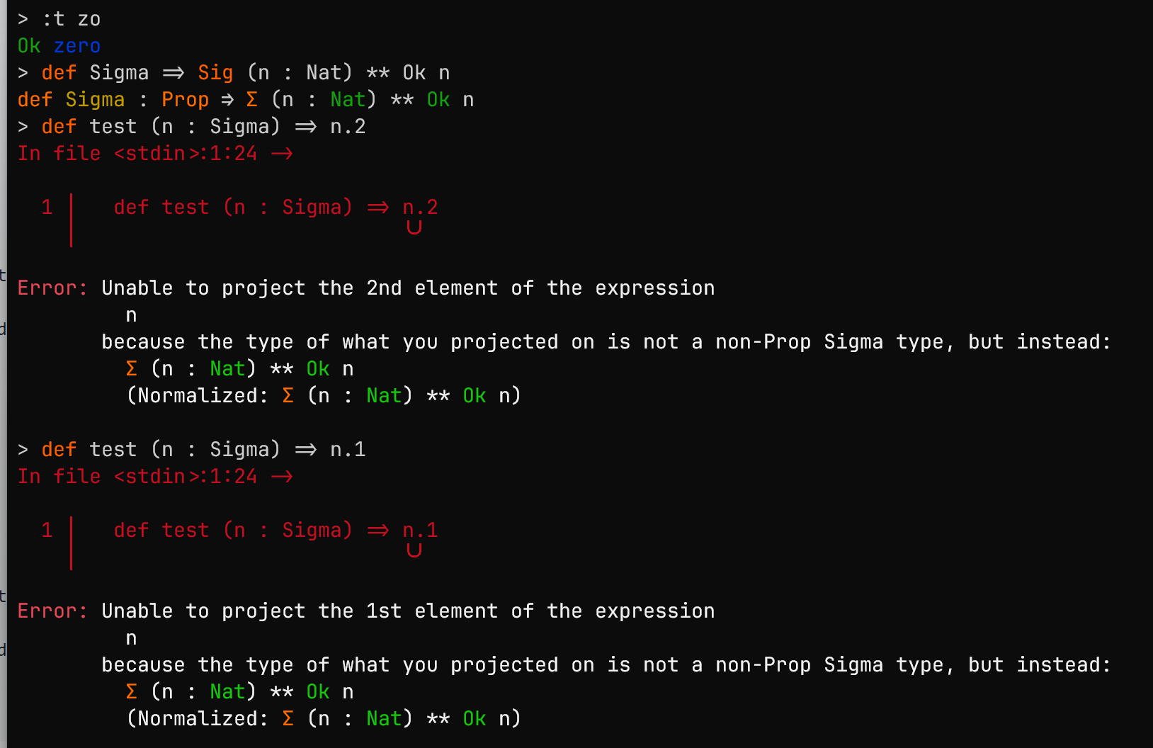 Sigma projection check of `Prop` is incorrect · Issue #879 · aya-prover/aya-dev · GitHub