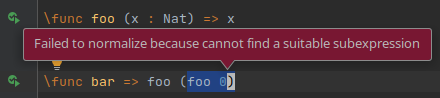 SubExpr bug · Issue #180 · JetBrains/intellij-arend · GitHub