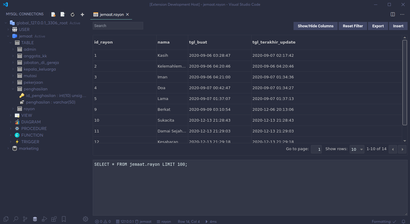 UI/UX Improvement's · Issue #87 · cweijan/vscode-database-client · GitHub