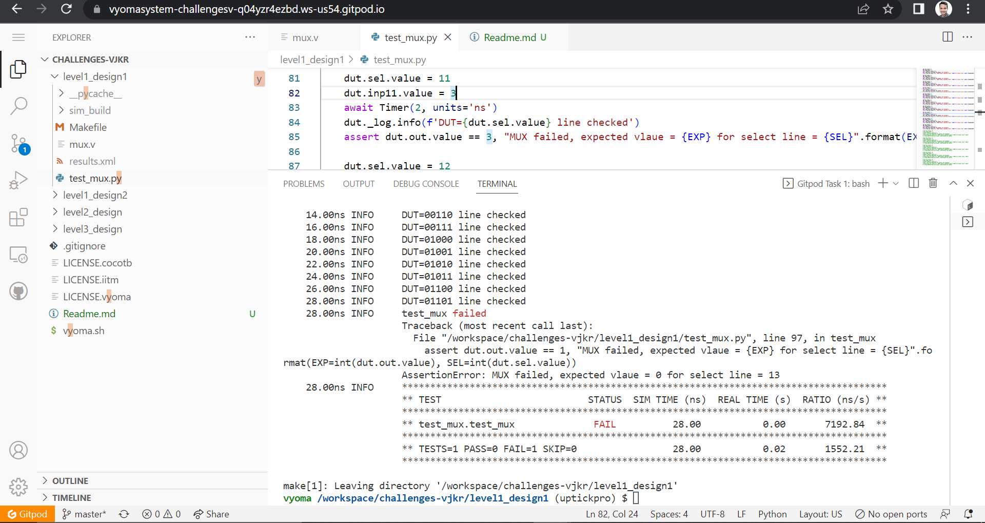 GitHub - vyomasystems-lab/challenges-vjkr: challenges-vjkr created by GitHub Classroom