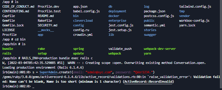 Error creating a superadmin account · Issue #4109 · chatwoot/chatwoot · GitHub