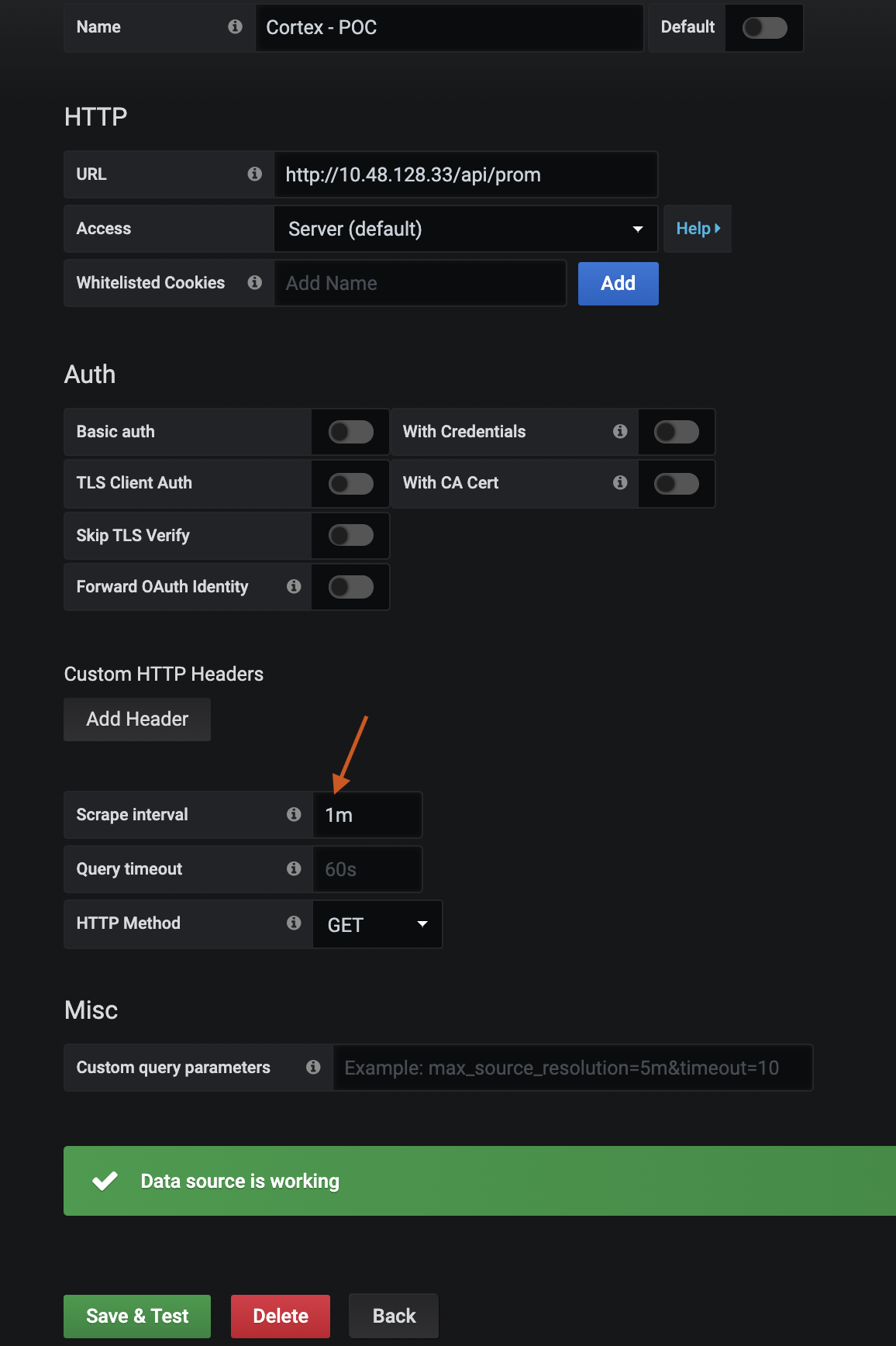 How to configure minimum resolution/step for metrics? · Issue #2615 · cortexproject/cortex · GitHub