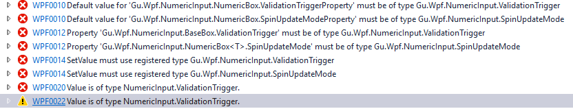 WPF0010, WPF0012, WPF0014, WPF0020 false negative when enum. · Issue #211 · DotNetAnalyzers ...