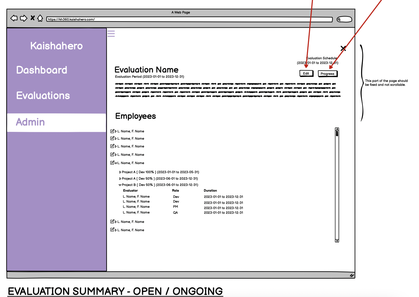 Create View Evaluation Administration Screen · Issue #40 · nerubia/kh360-react · GitHub