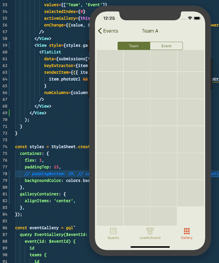 Flatlist Bottom Row Of Grid Partially Hidden Behind Tabbar · Issue 3467 · React Navigation